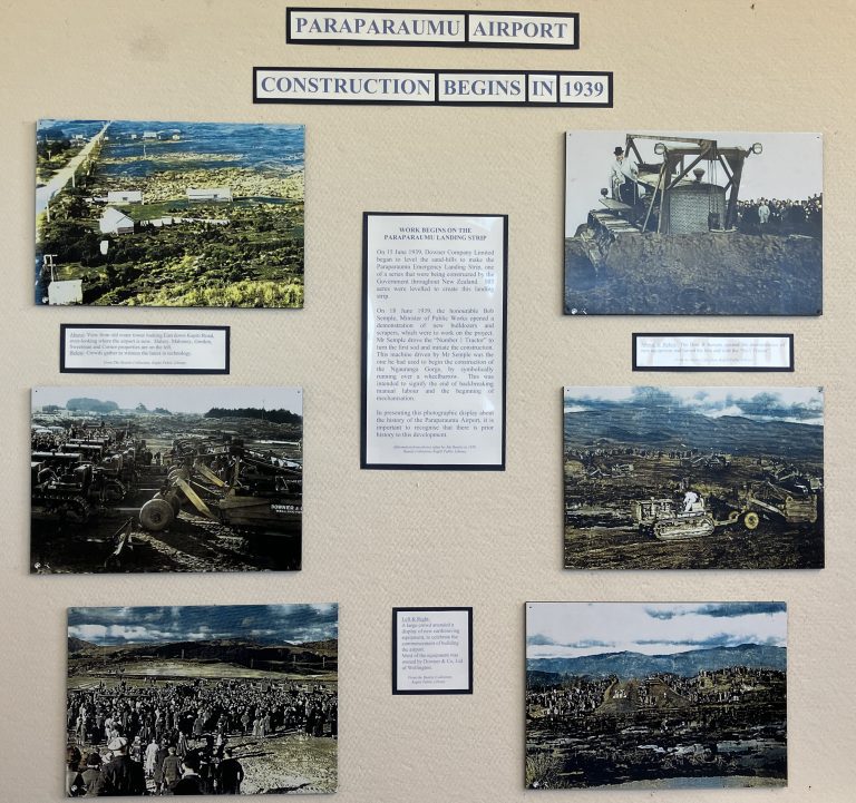 Paraparaumu Airport Construction – Kāpiti Aviation Museum
